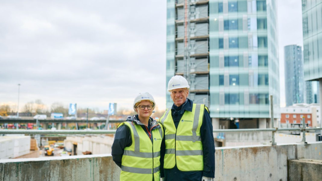 Downing tops out first phase of £400 million development at First ...