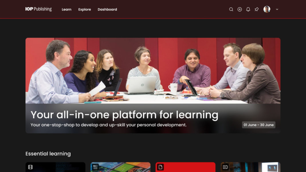 IOP & IOP Publishing Takes Next Step in Investing in Learning ...