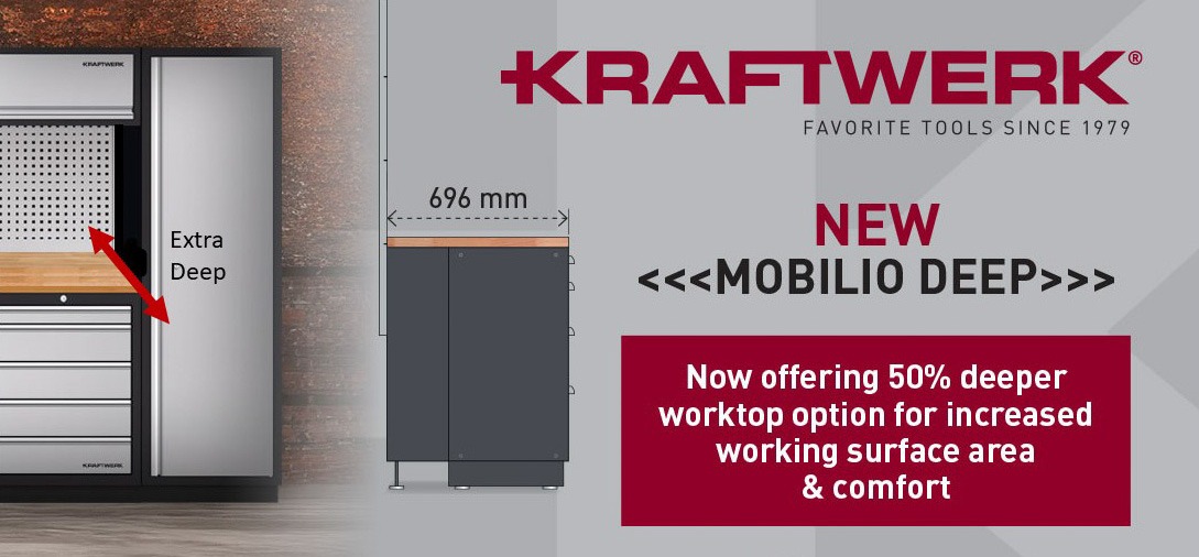 NEW Kraftwerk Mobilio 50% Deeper Worktops for Total Flexibility ...