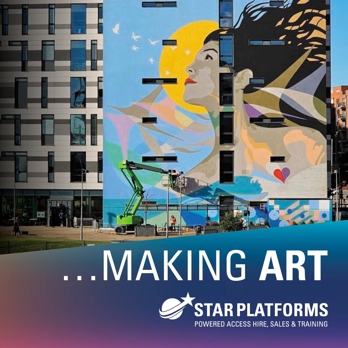 Star Platforms Support East Anglia’s Largest Mural Project ‘From Ipswich with Love’ | News By Wire