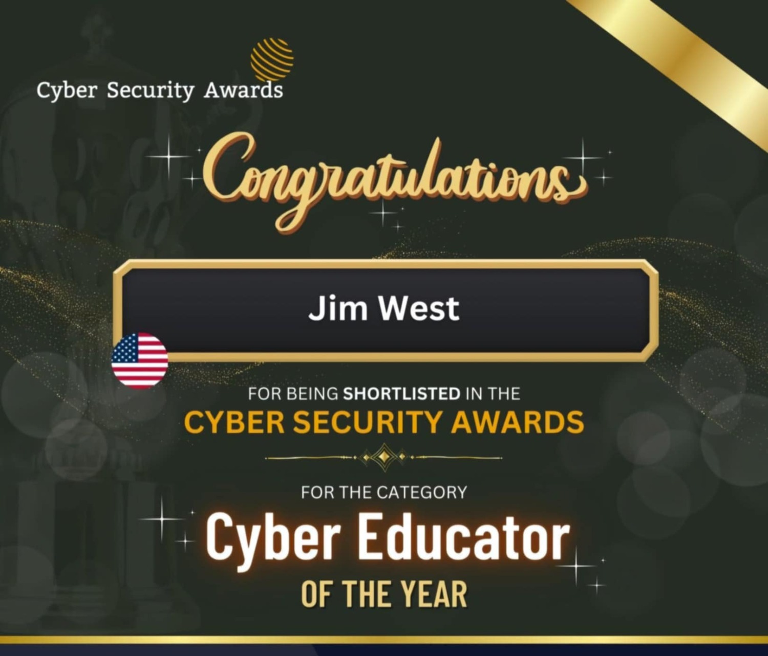 Cybersecurity Leader Jim West Shortlisted for Prestigious Cyber ...