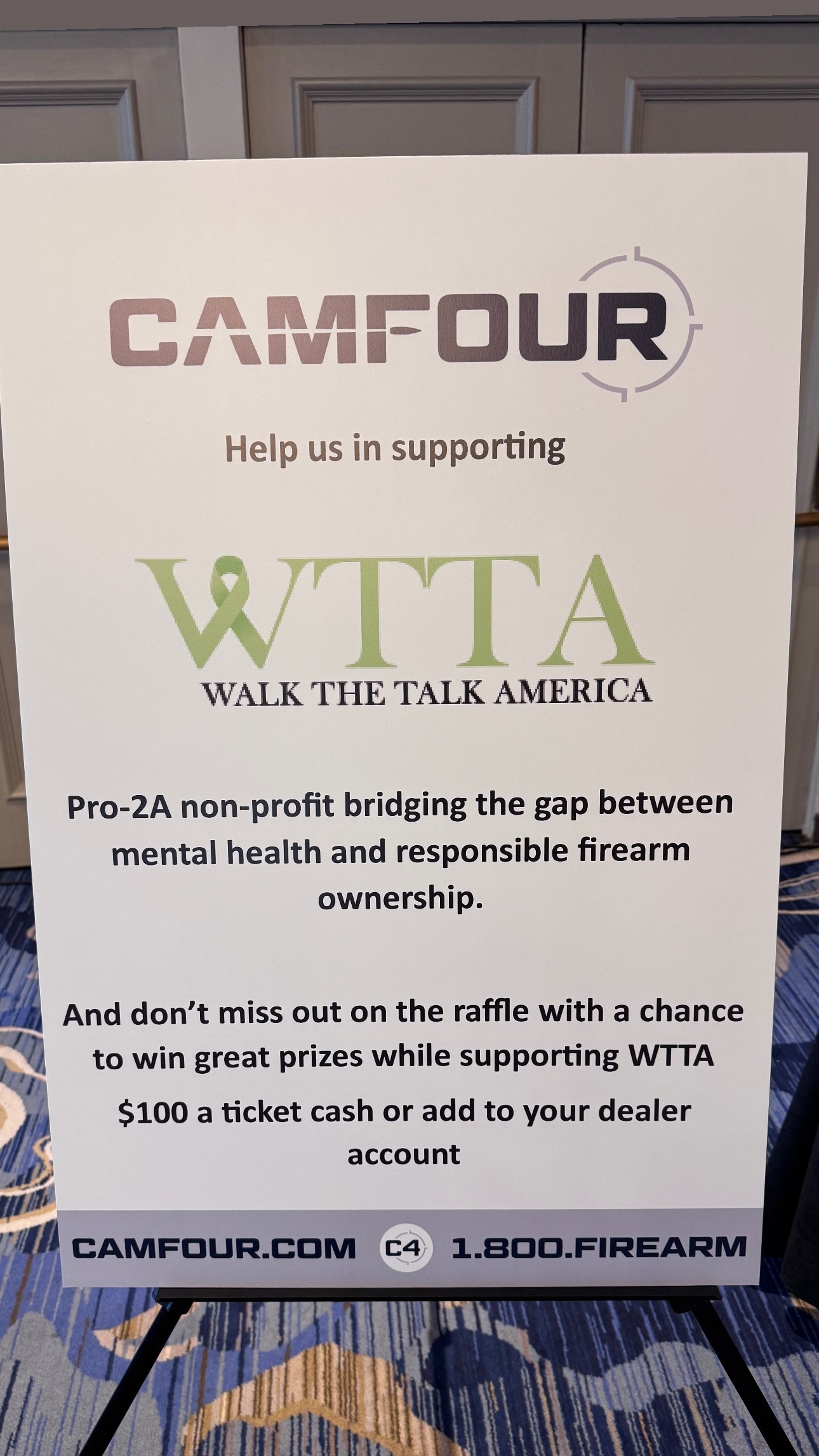 Walk the Talk America Thanks Camfour for Generous Support Through a ...