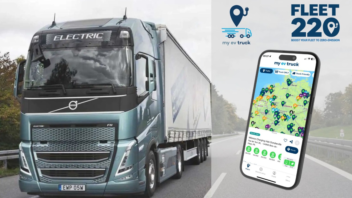 FLEET220 launches my-ev-truck, the app built for electric truck fleets ...