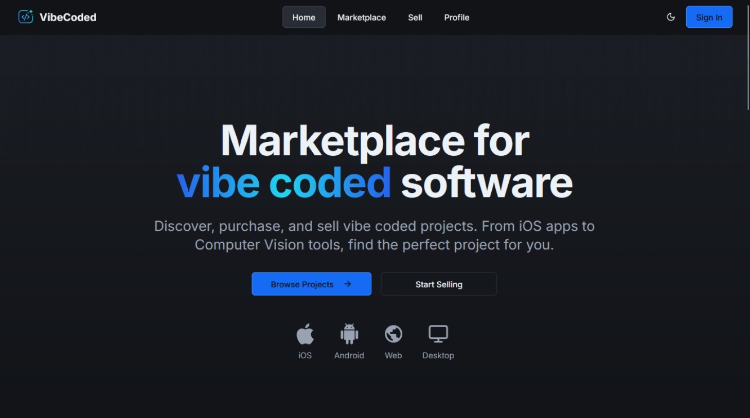 VibeCoded Launches First-Ever Marketplace for Vibe Coded Software ...