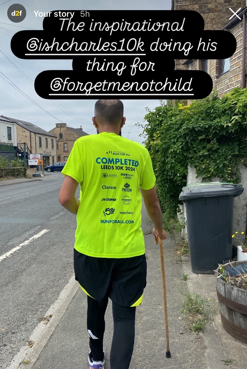 Miracle Man Ismail triumphs in Walk2Help challenge for Forget Me Not ...