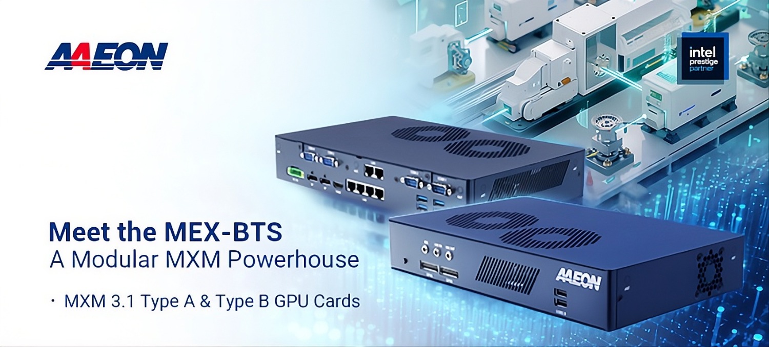 AAEON Releases MEX-BTS, a Modular Workstation with Type A & Type B MXM ...