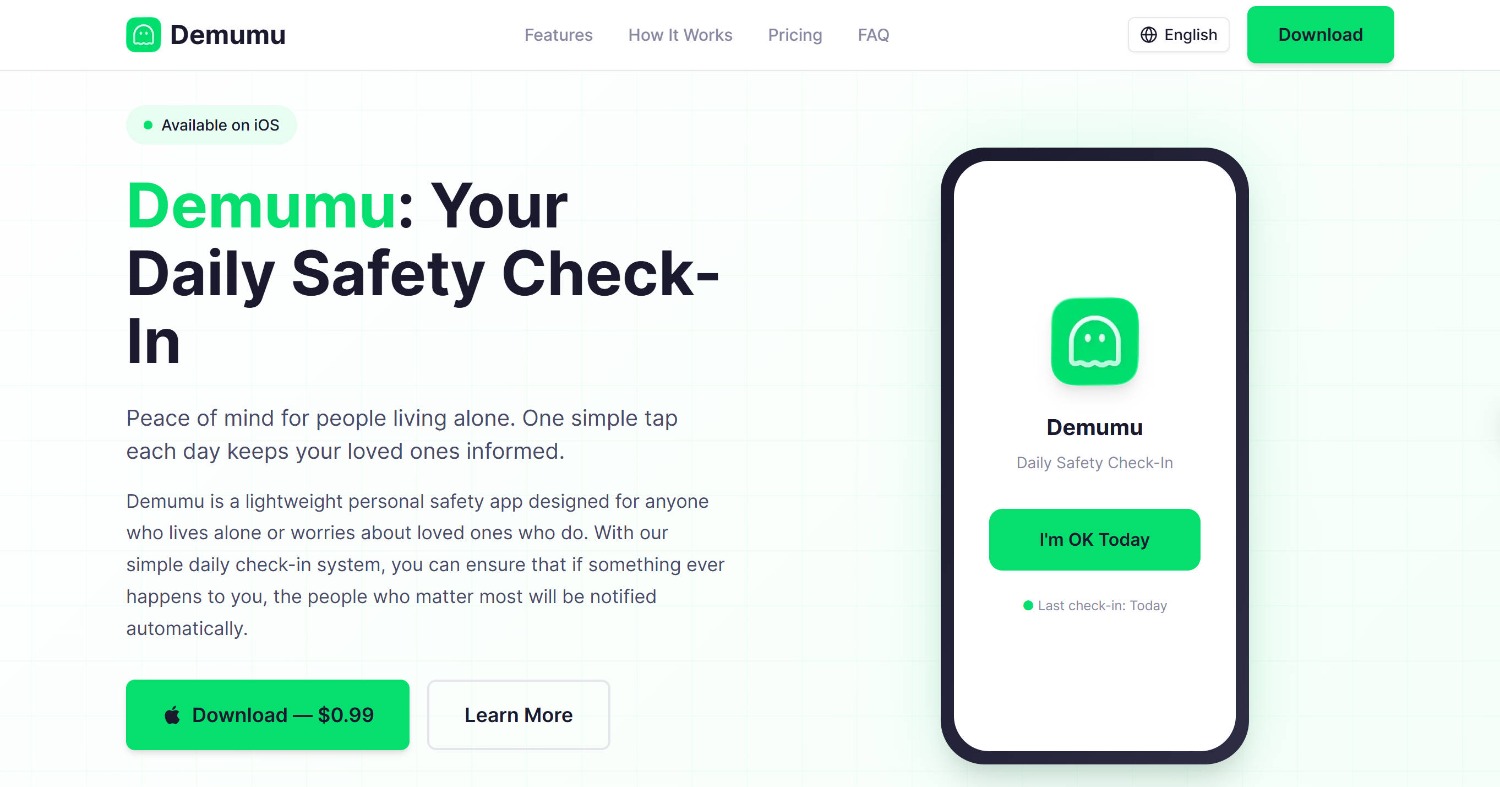 Demumu Launches iOS App to Combat Rising Concerns of Unnoticed Deaths ...