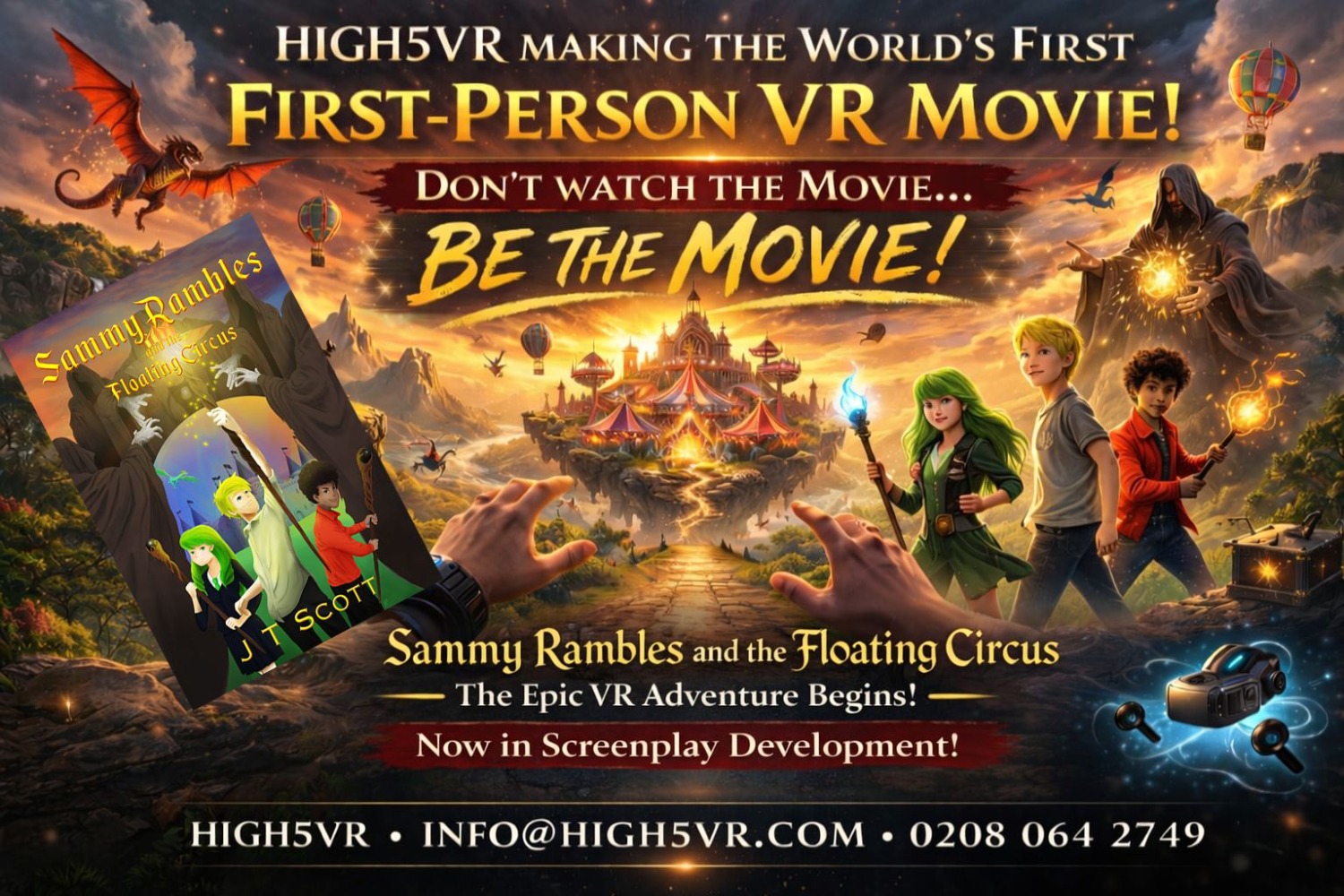 High5VR Announces World's First Fully Immersive First-Person VR Movie ...