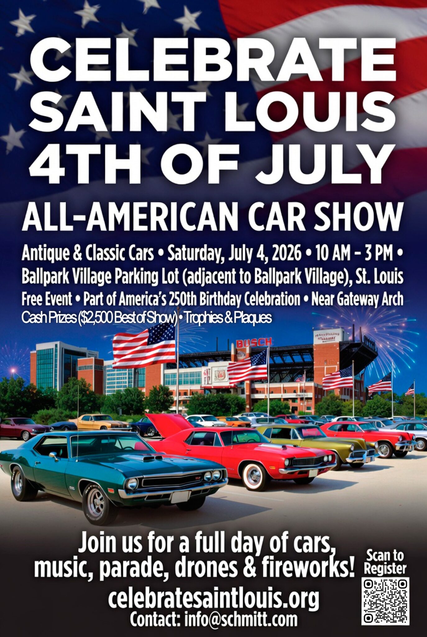All-American Car Show with $2,500 Best in Show Prize Headline Event for ...